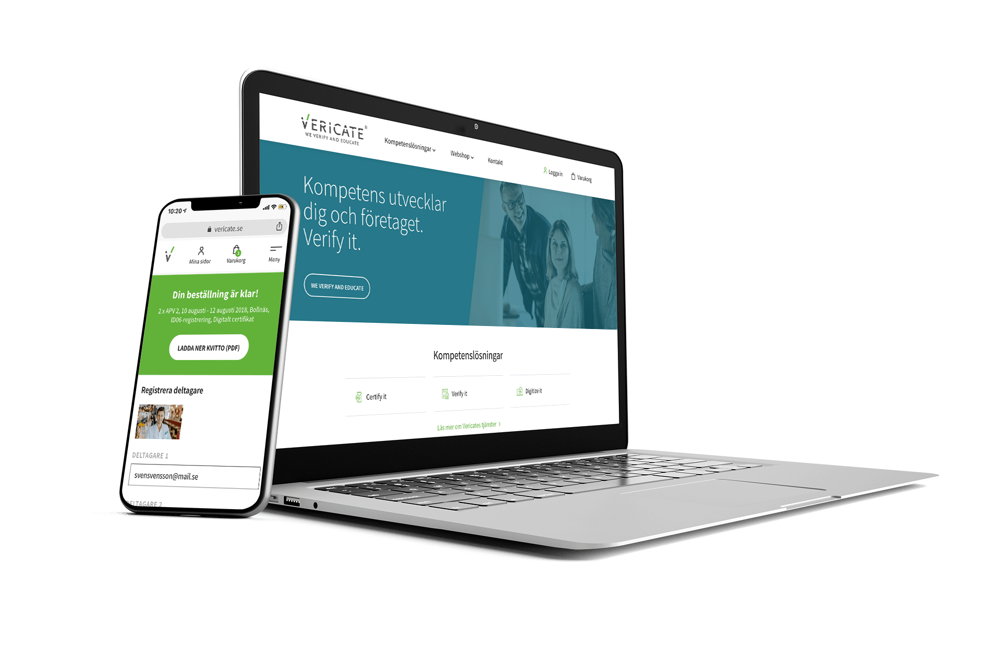 Verify it - Kompetens utvecklar dig och företaget